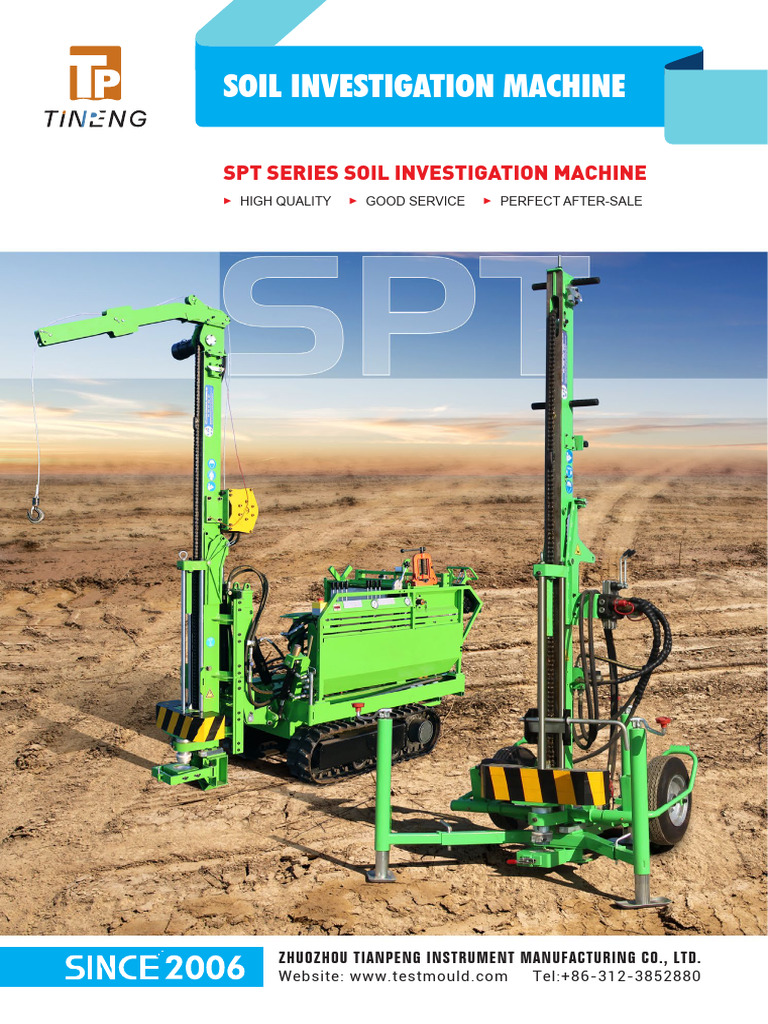 SPT英文版本 (2025-03-24 07 - 10 - 54) | PDF | Drill | Machines