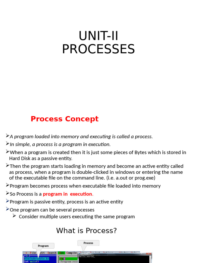 UNIT-II-R23 PPT OS | PDF | Scheduling (Computing) | Process (Computing)