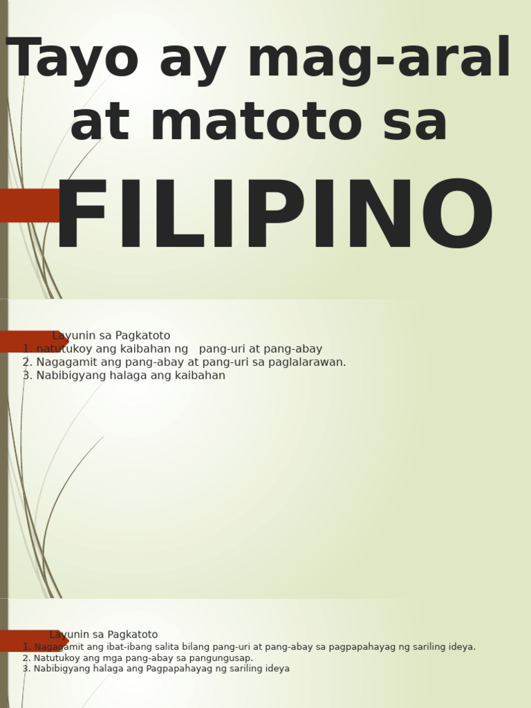 Observation Filipino 3rd Quarter | PDF