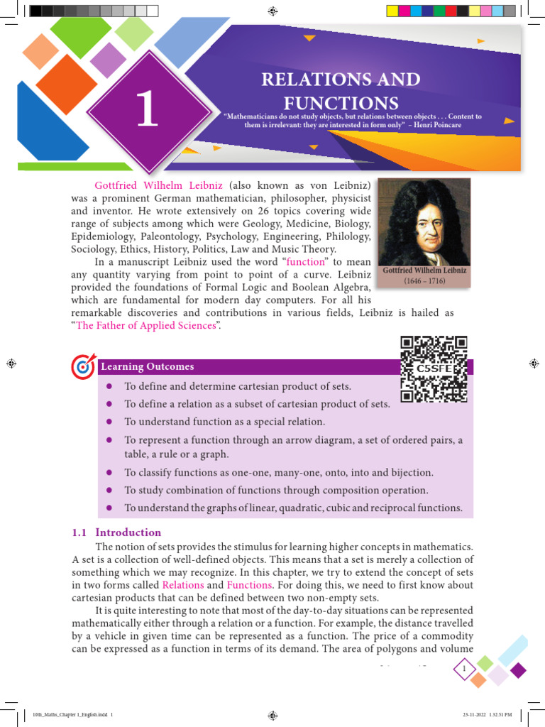 Understanding Relations and Functions | PDF | Function (Mathematics ...