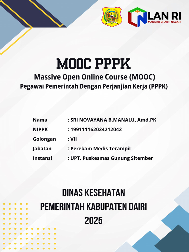Jurnal MOOC PPPK 2025: Contoh dan Materi | PDF