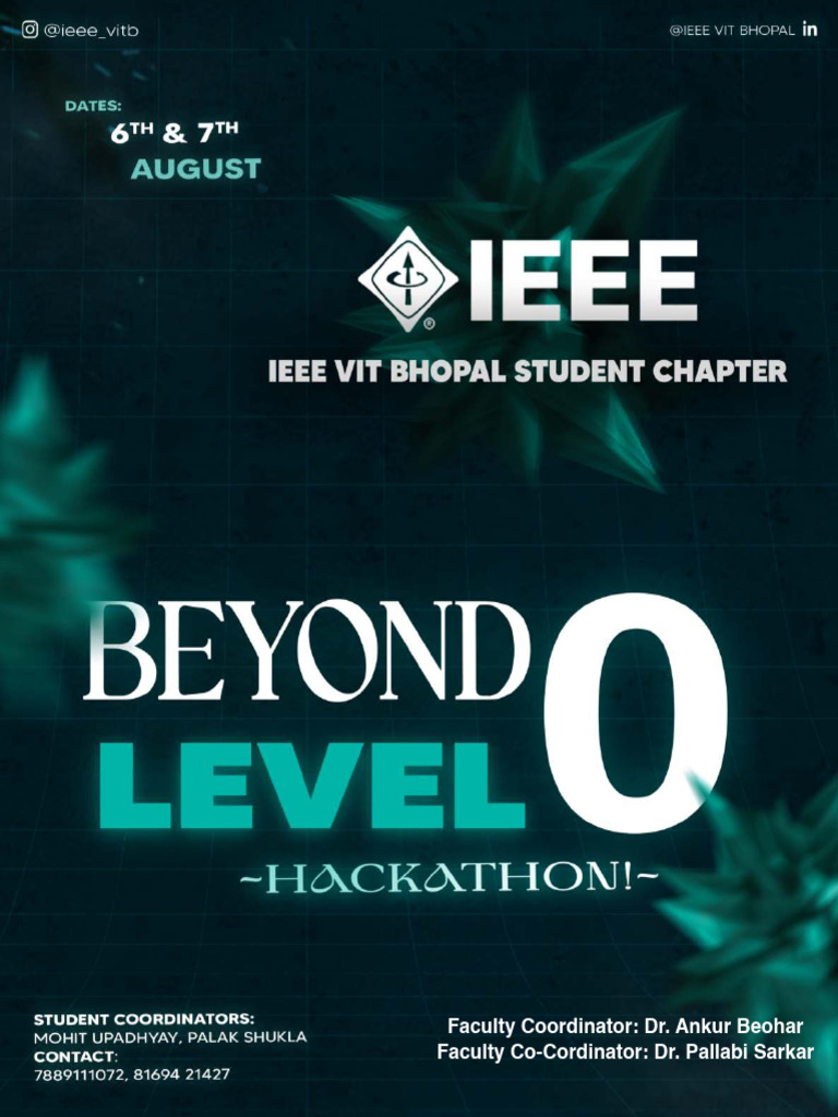 IEEE Beyond Level Hackathon Brochure (1) | PDF