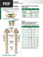 Victor Tip Charts: Acetylene Cutting Tip Chart | PDF | Phases Of Matter ...