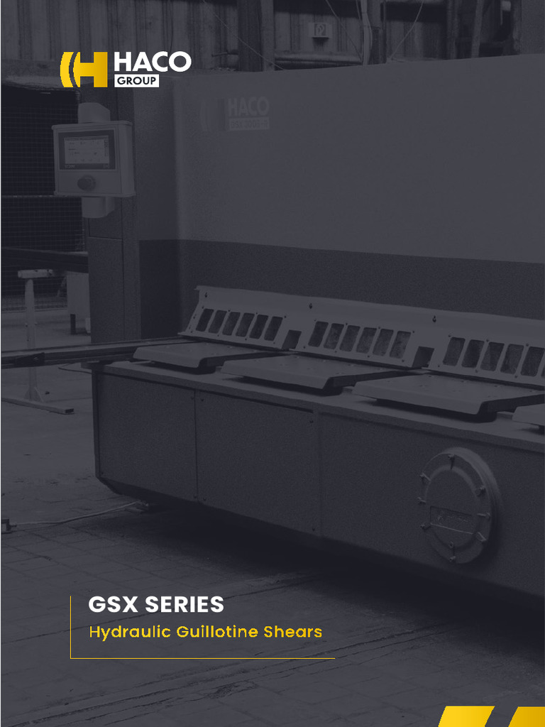 GSX en Digitalversion Shearing Machine | PDF | Pump | Mechanical ...