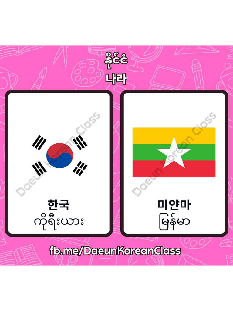 Country Vocab by Daeun KC | PDF