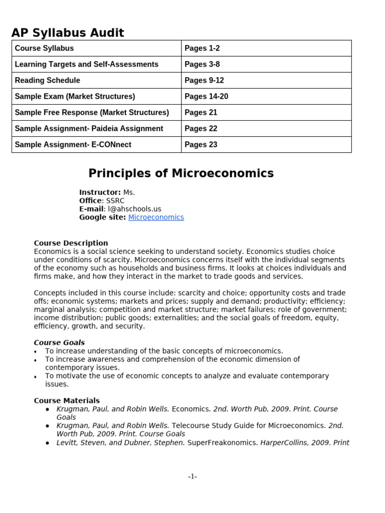 AP Principles of Microeconomics | PDF | Profit (Economics) | Monopoly