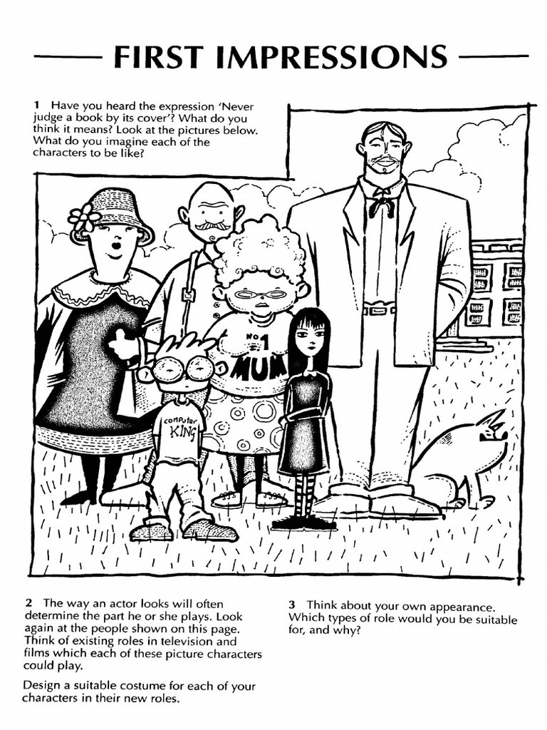 First Impressions Character Development | PDF