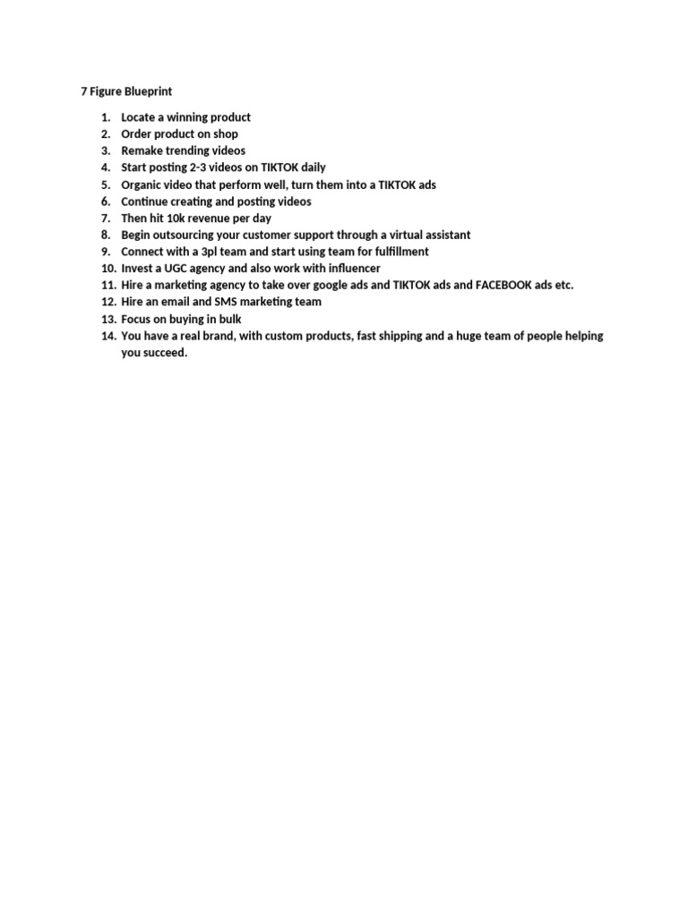 Dropshipping Course | PDF