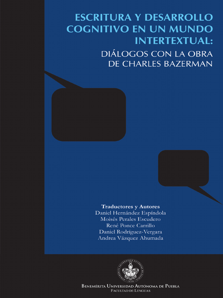 Escritura y Cognición: Diálogos con Bazerman | PDF | Pensamiento ...