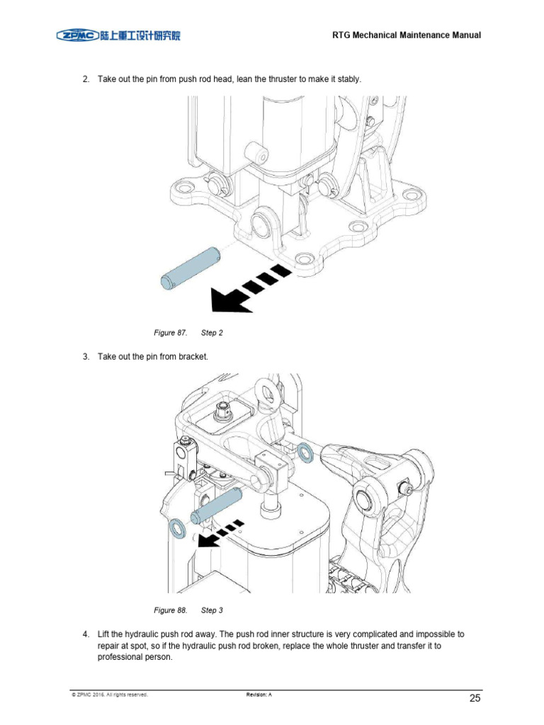 RTG Mechanical Maintenance Manual (127-132) | PDF | Manufactured Goods ...