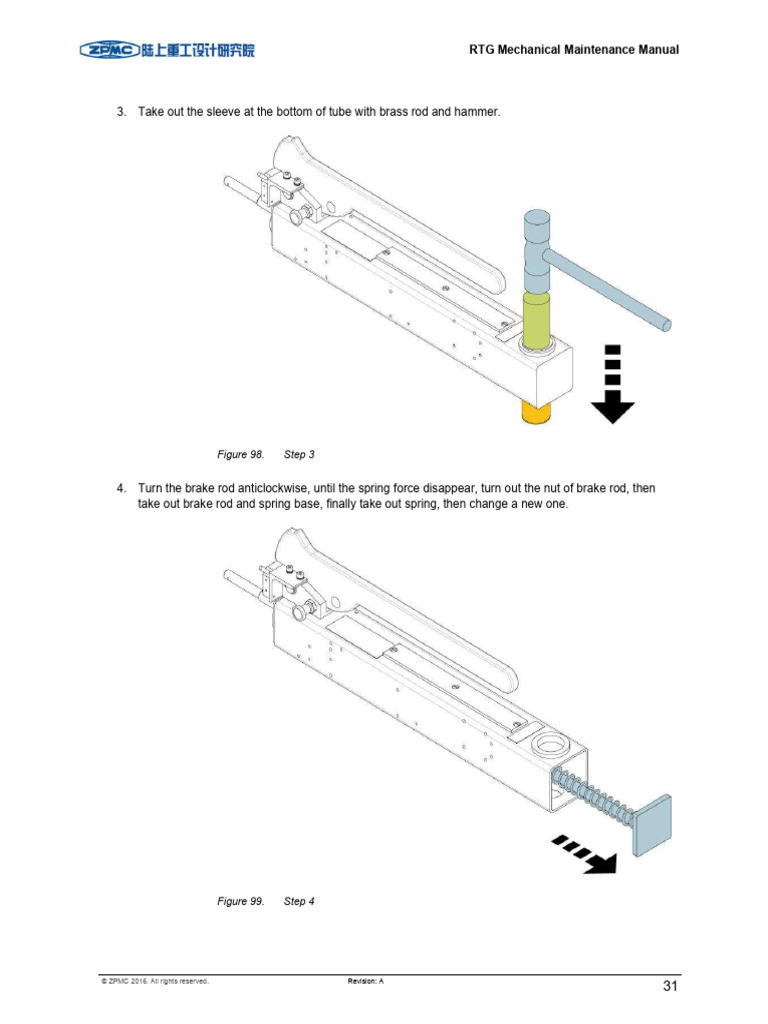 RTG Mechanical Maintenance Manual (133-136) | PDF