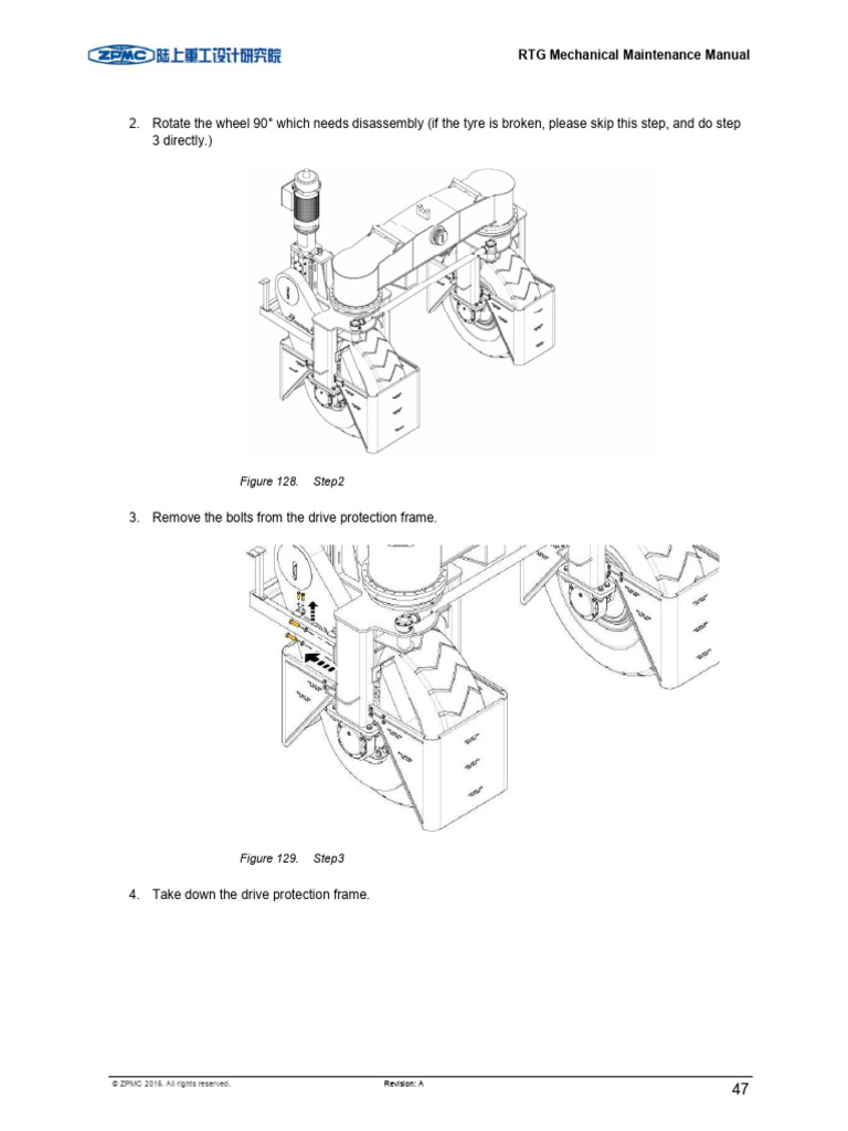 RTG Mechanical Maintenance Guide | PDF