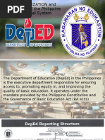 DEPED Organizational Chart | PDF | Learning | Cognition