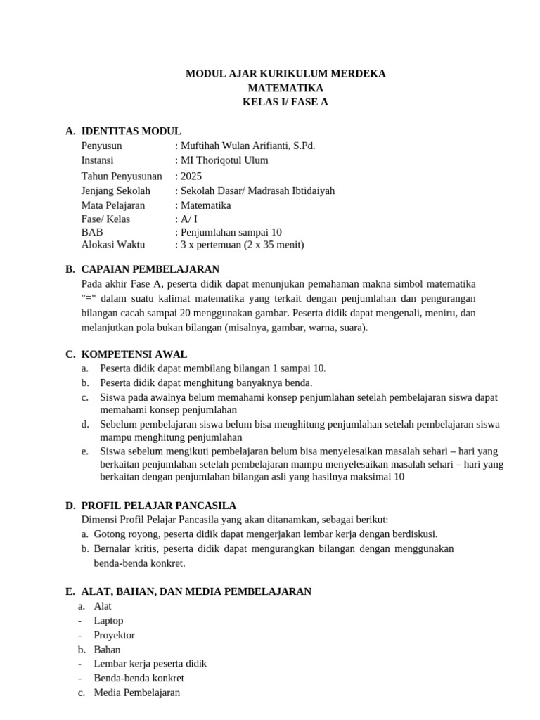 Modul MTK Bab 2 New | PDF