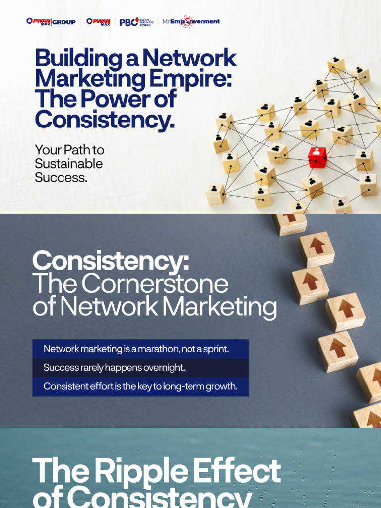 Building A Network Marketing Business With The Power of Consistency | PDF