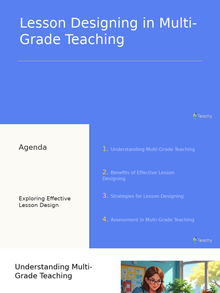 Slide - Lesson Designing in Multi-Grade Teaching | PDF | Educational ...