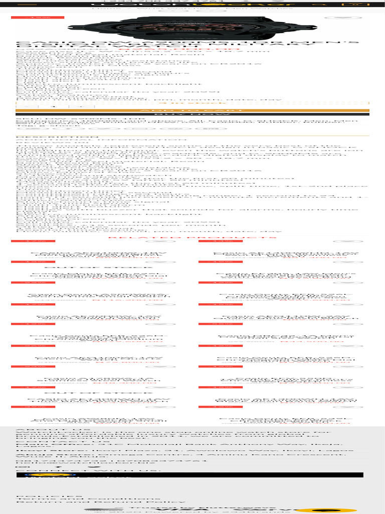 Casio DW-6900MS-1DR Men’s G-Shock Black Military Digital Watch WatchLocker | PDF | Watch ...