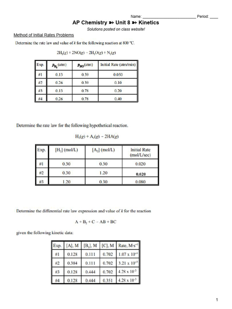 Unit 8 Additionalproblems | PDF