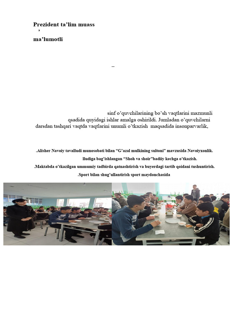 Jumayeva.I HIsobot | PDF