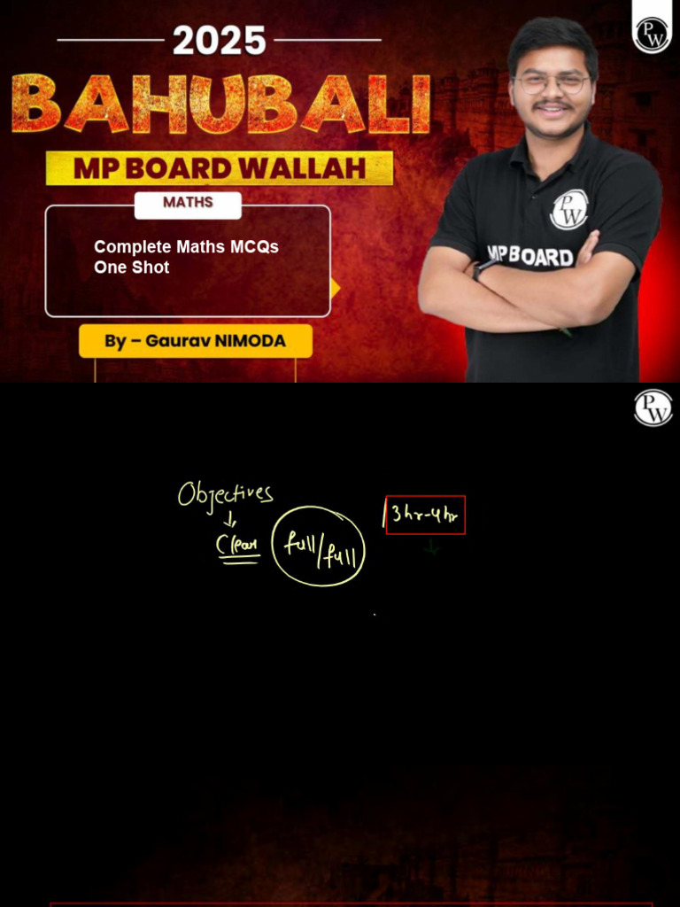 Complete Maths Mcqs Class Notes Pdf