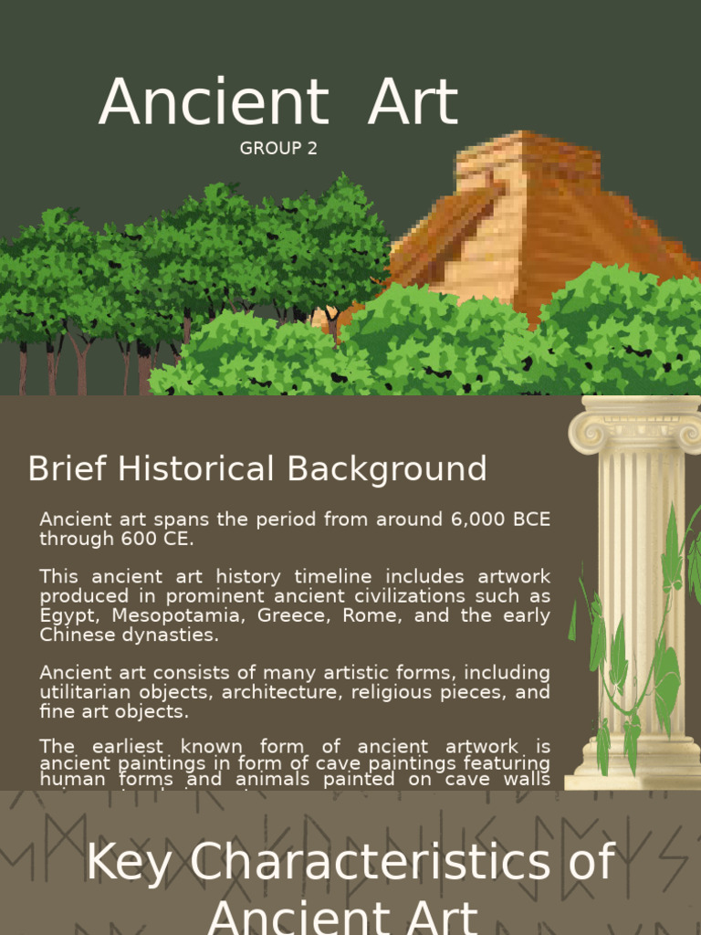 Overview of Ancient Art History | PDF | Sculpture | Ancient Egypt