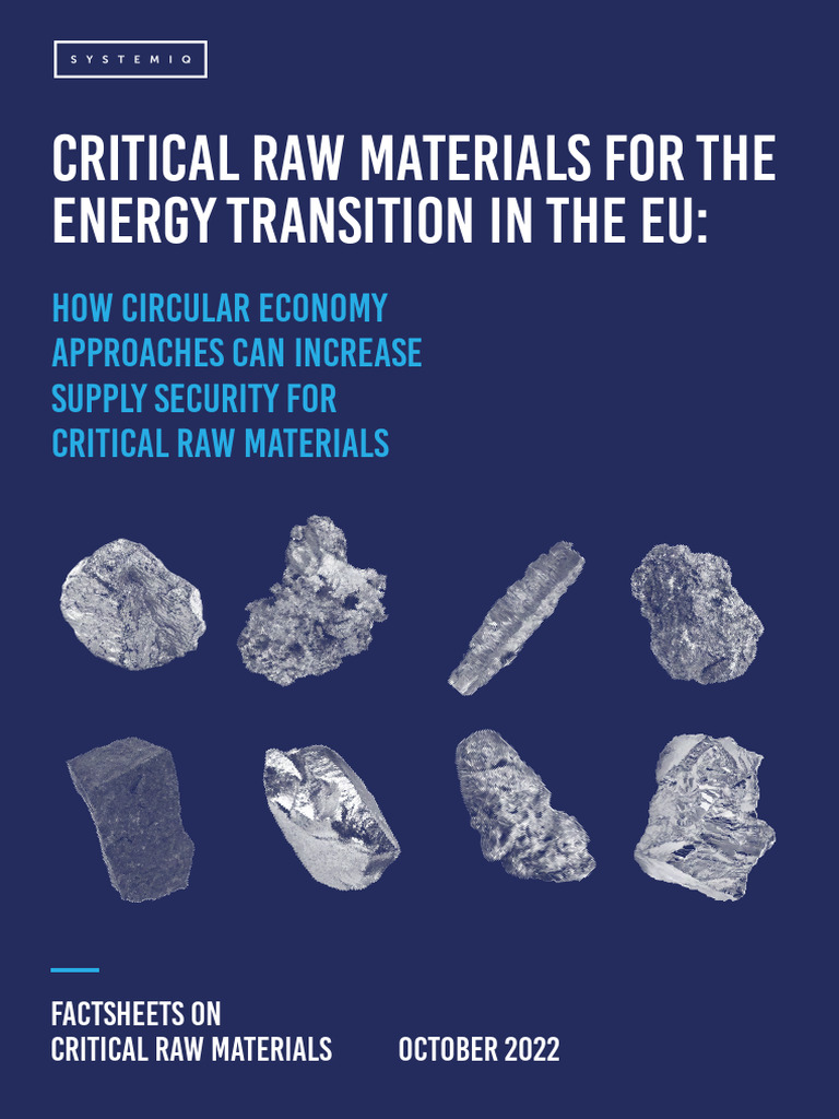 Critical Raw Materials 1682822611 | PDF | Electric Vehicle | Cobalt