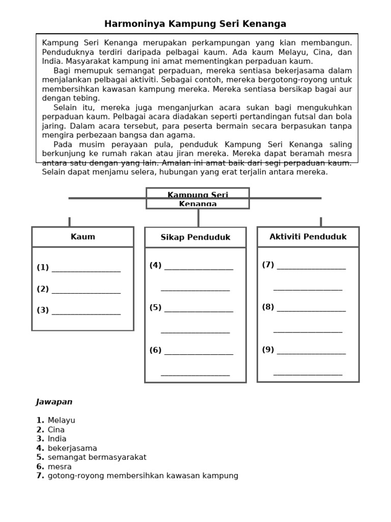 PKH BM SJKC 5A - Tema 2 - M.S. 18 - Praktis Ekstra | PDF