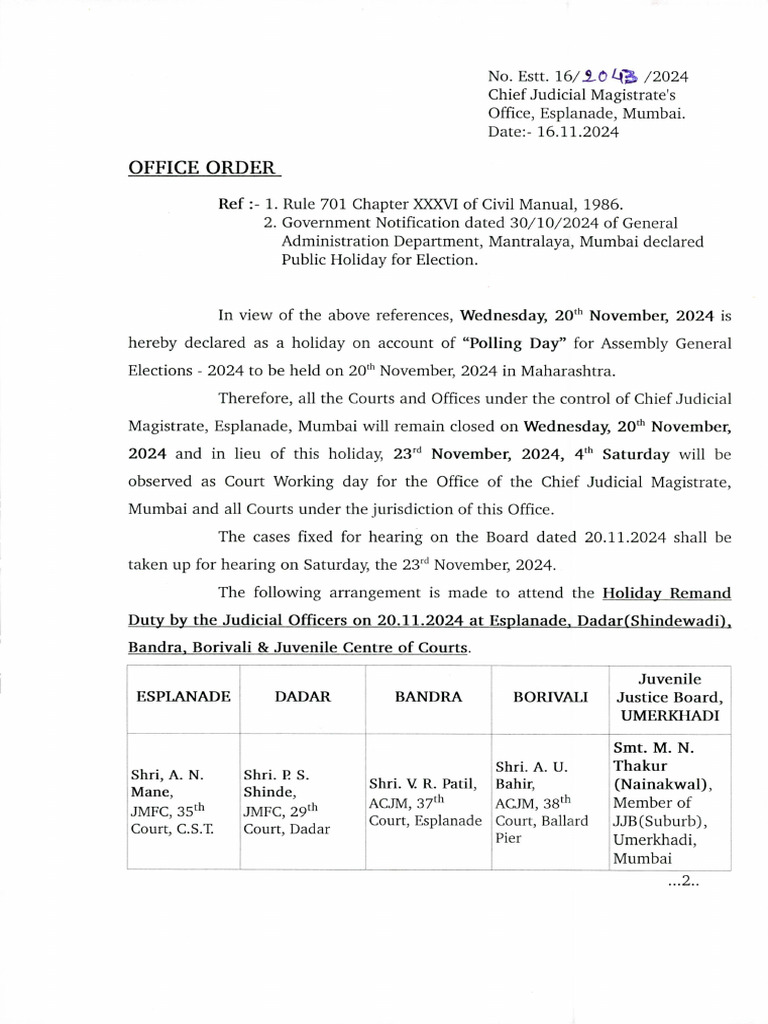 Office Order No 2043-2024 | PDF | Justice | Crime & Violence