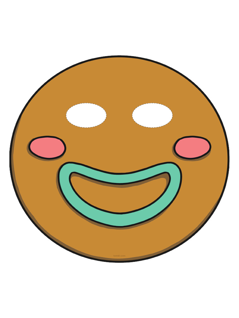 T T 501 The Gingerbread Man Story Role Play Masks Ver 3 | PDF