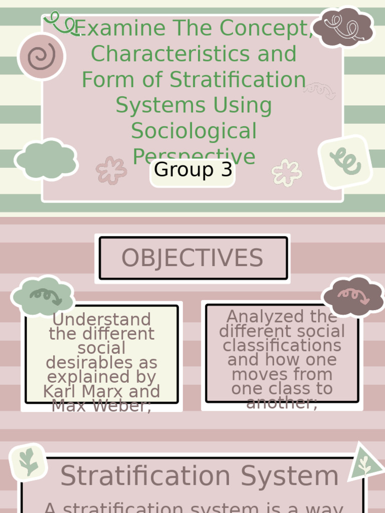 m3 - Examining The Concept, Characteristics and Forms of Stratification ...