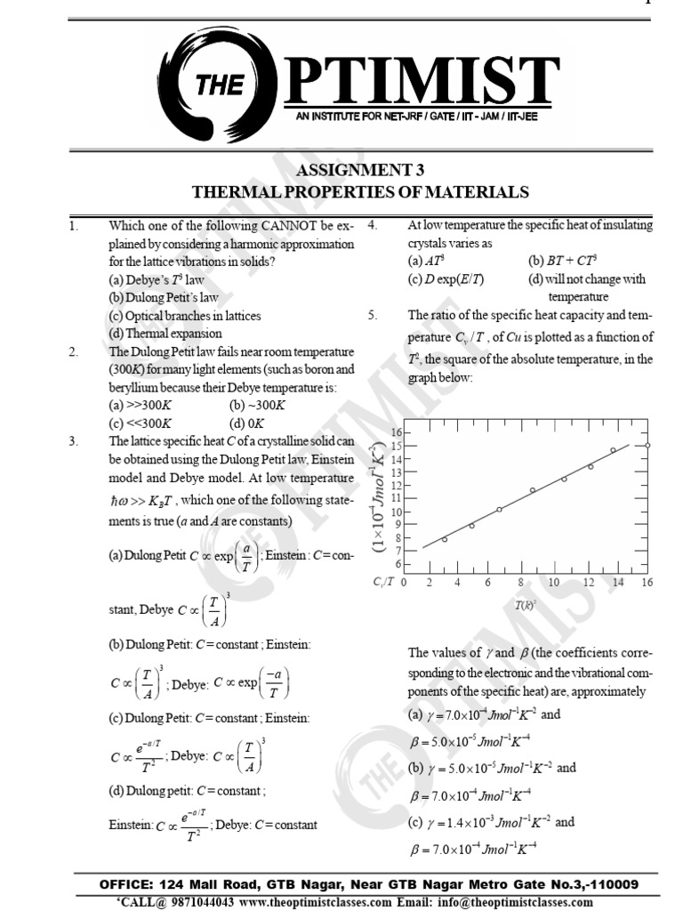 Thermal Properties of Materials | PDF | Scientific Phenomena | Materials