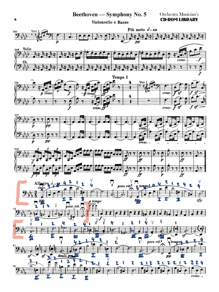 Scherzo y Trio Beethoven 5 | PDF