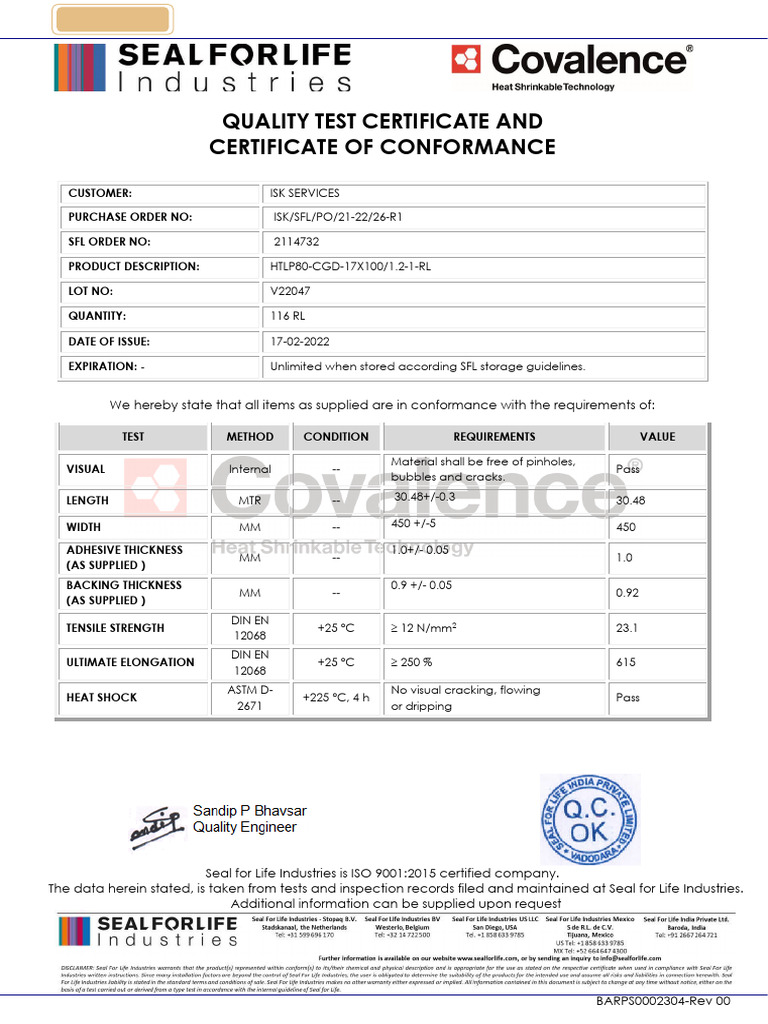 QTC HTLP80-CGD-17X100-1.2-1-V22047-116 RL-17.02.2022 | PDF | Applied And Interdisciplinary ...
