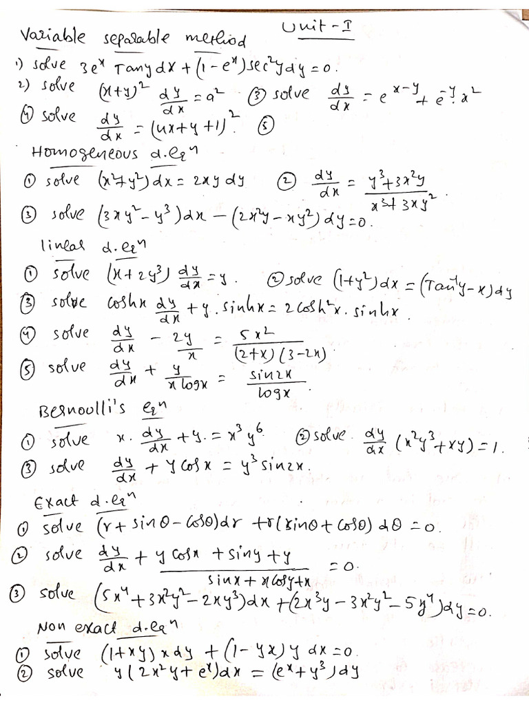 M2 mid important list | PDF