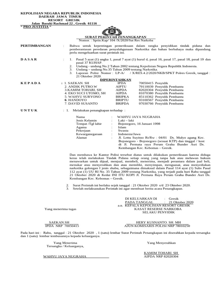 SPRIN PENANGKAPAN | PDF