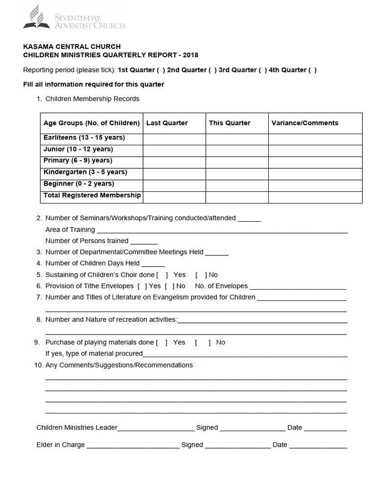 Children_Ministries_Report_Form | PDF