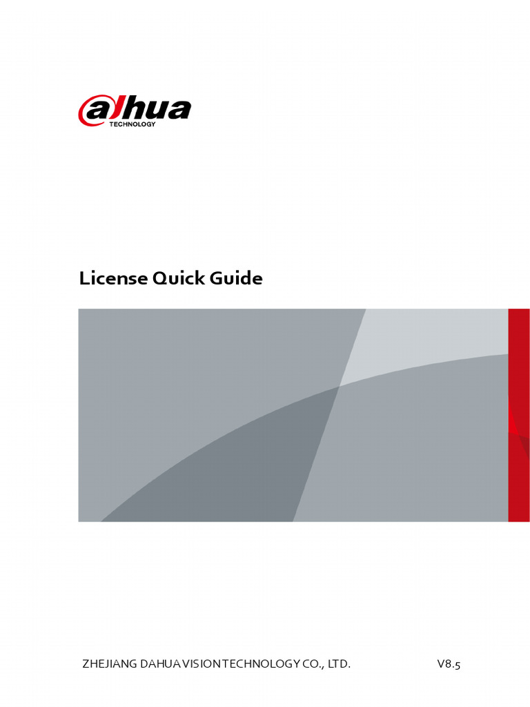 DSS-License-Quick-Guide-V8.5-202409 | PDF | Databases | Server (Computing)