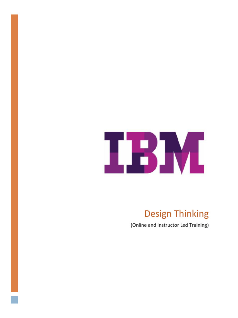 IBM Design Thinking Abstract v1 | PDF | Design Thinking | Thought