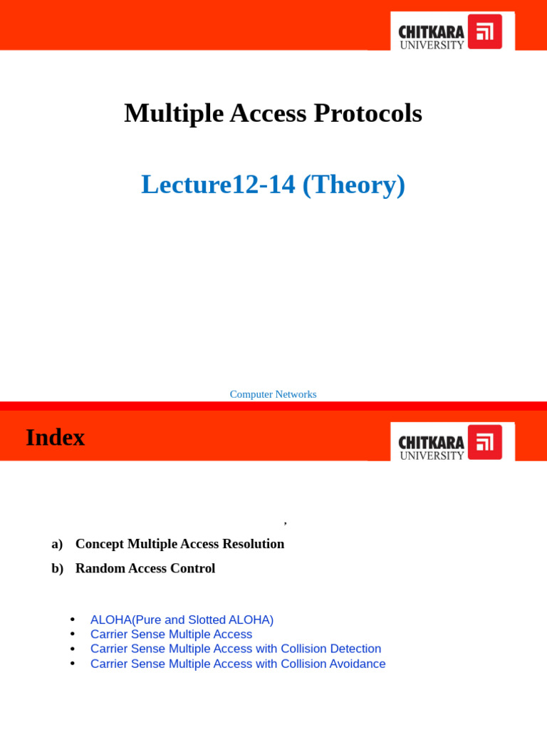 CN 12-14 Multiple Access Protocols | PDF | Telecommunications Standards ...