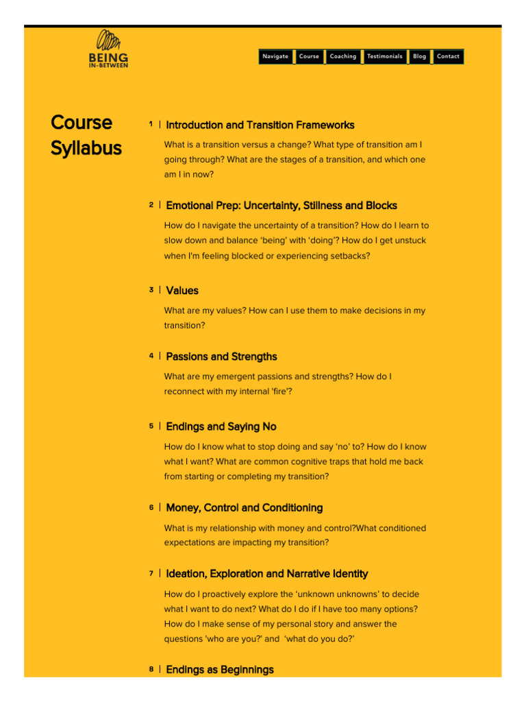 Career Transition Coach | PDF