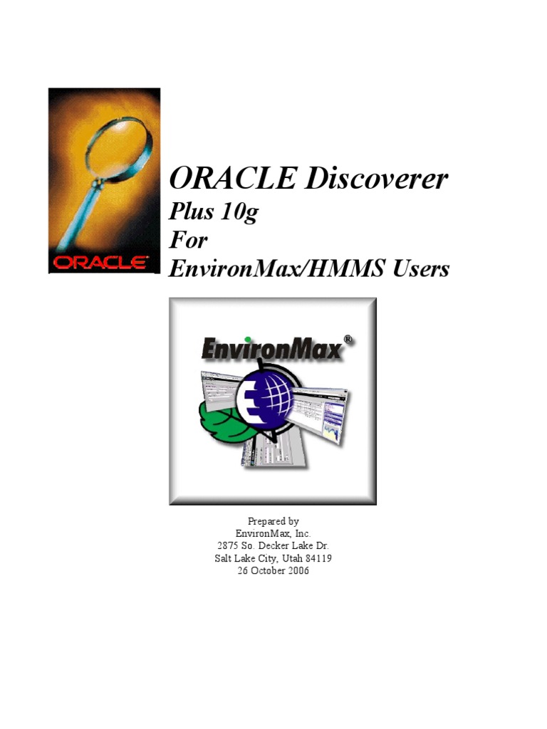 ORACLE Discoverer | PDF | Oracle Database | Chart