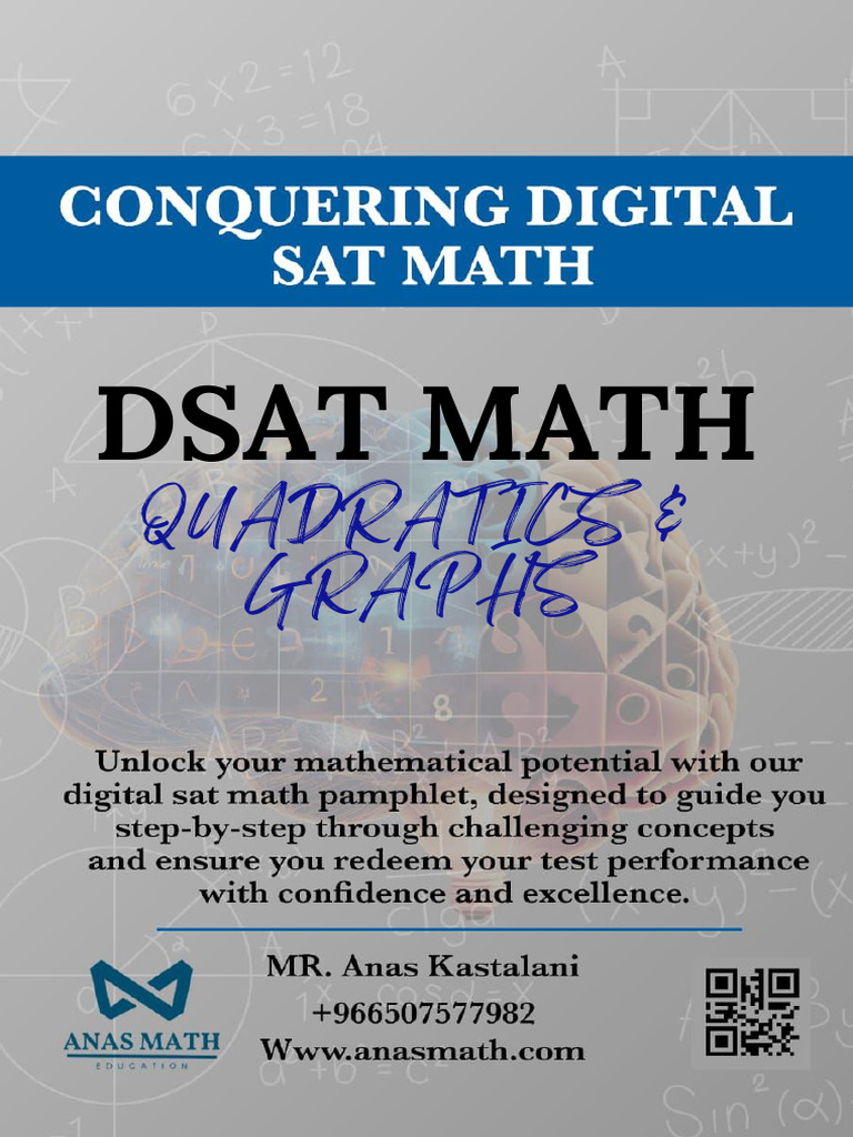 7-Kastalani's Guide To Conquering SAT Math (Quadratics & Graphs) | PDF ...
