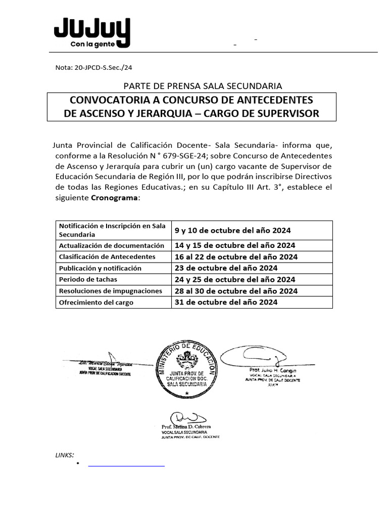 Parte de Prensa 20 | PDF