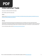 GTS Overview and Product Classification | PDF | Xml | Customs