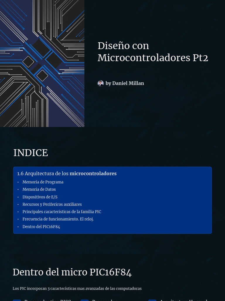 Diseno-con-Microcontroladores Pt2 | PDF | Microcontrolador | Unidad Central de procesamiento