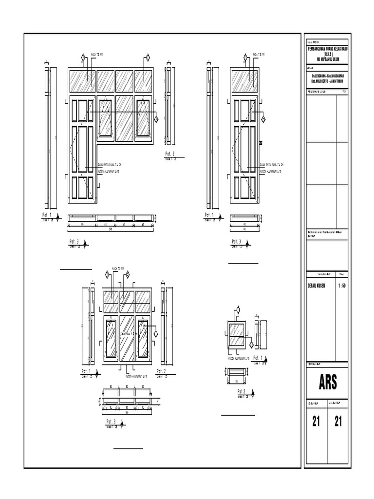DET.P1 (1 BH) Det - Pj1 (2 BH) : Skala, 1: 50 Skala, 1: 50 | PDF
