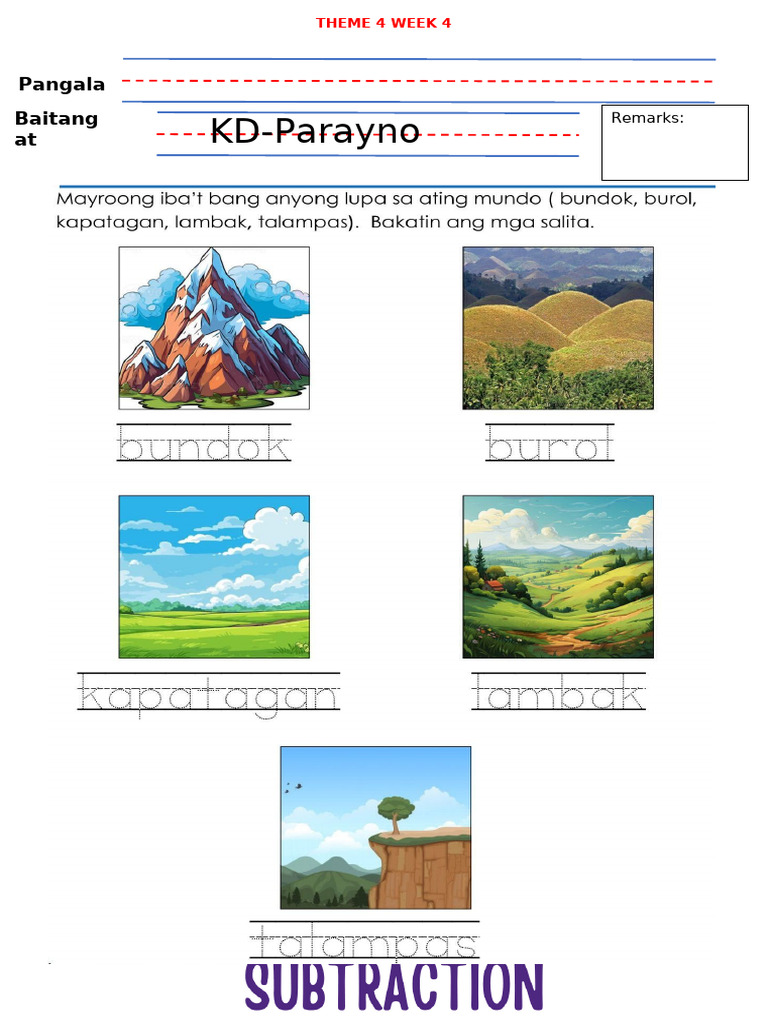 Theme 4 Week 4 Activities Guide | PDF