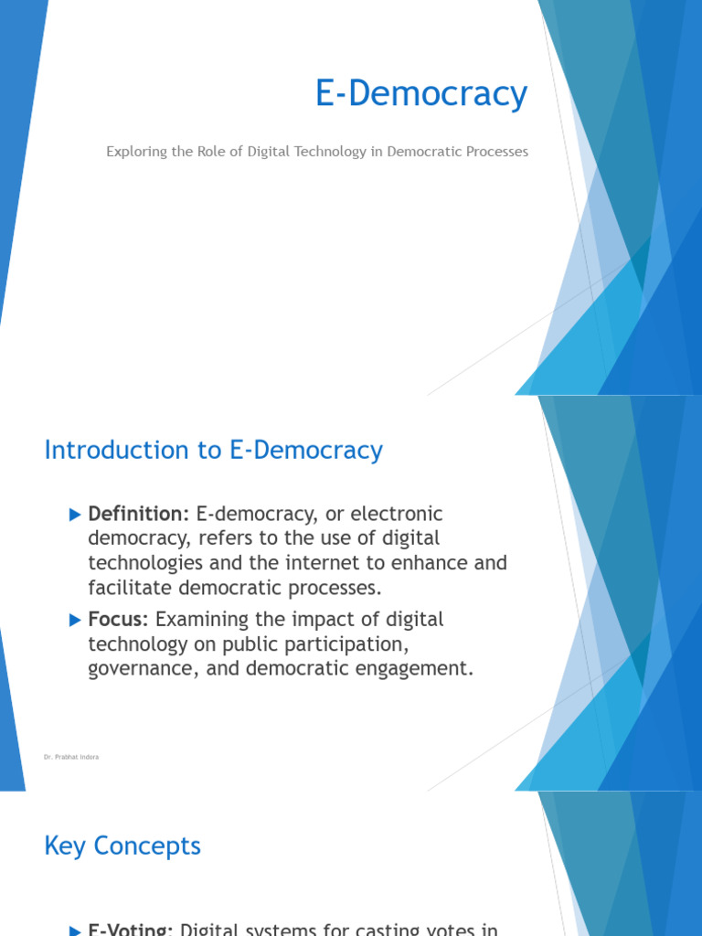 E-Democracy: Benefits and Challenges | PDF | Electronic Voting | Public ...