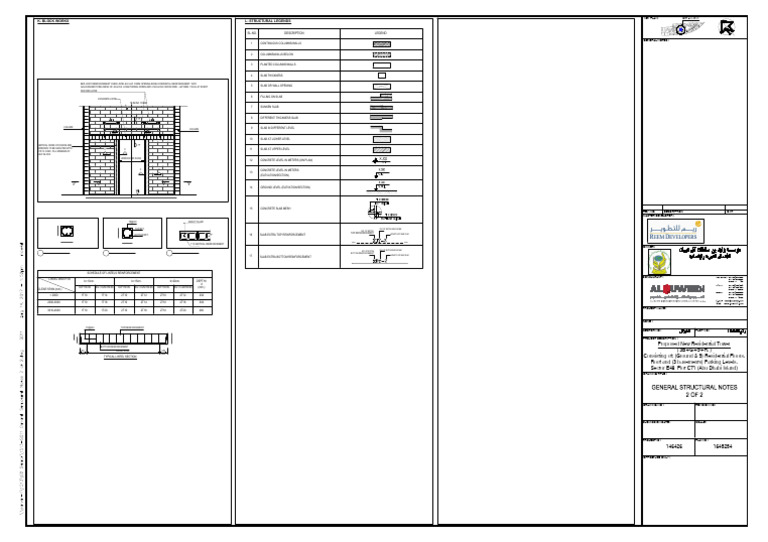 S011 General Structural Notes 2 of 2 | PDF | United Arab Emirates ...