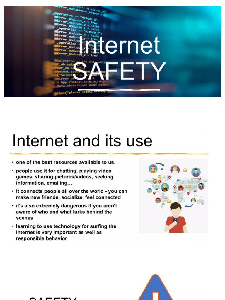 Internet Safety Tle 6 | PDF